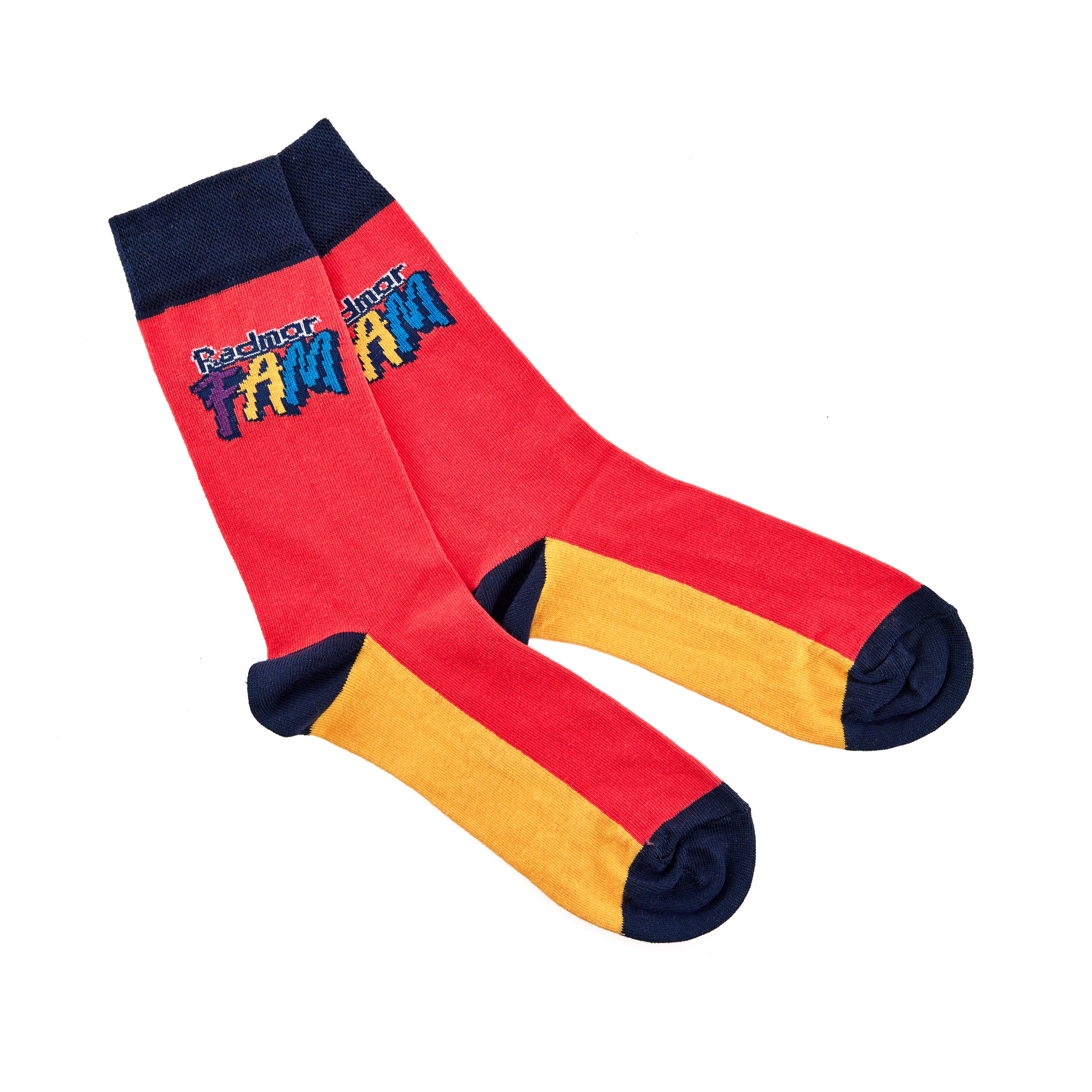 Radnor Merch Red Radnor FAM Socks - Buy Online from Radnor Hills