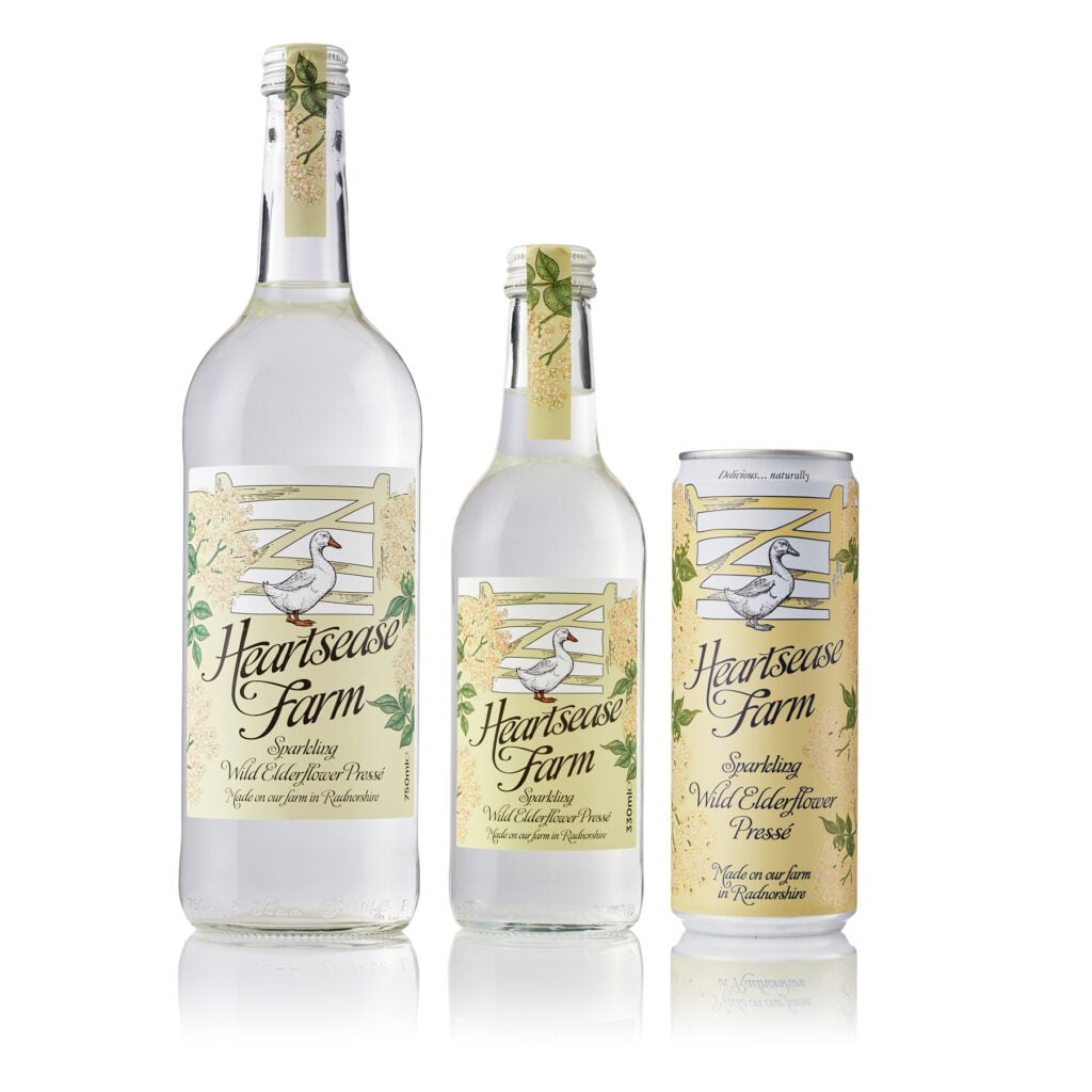 Heartsease Farm Sparkling Elderflower - Buy Online from Radnor Hills