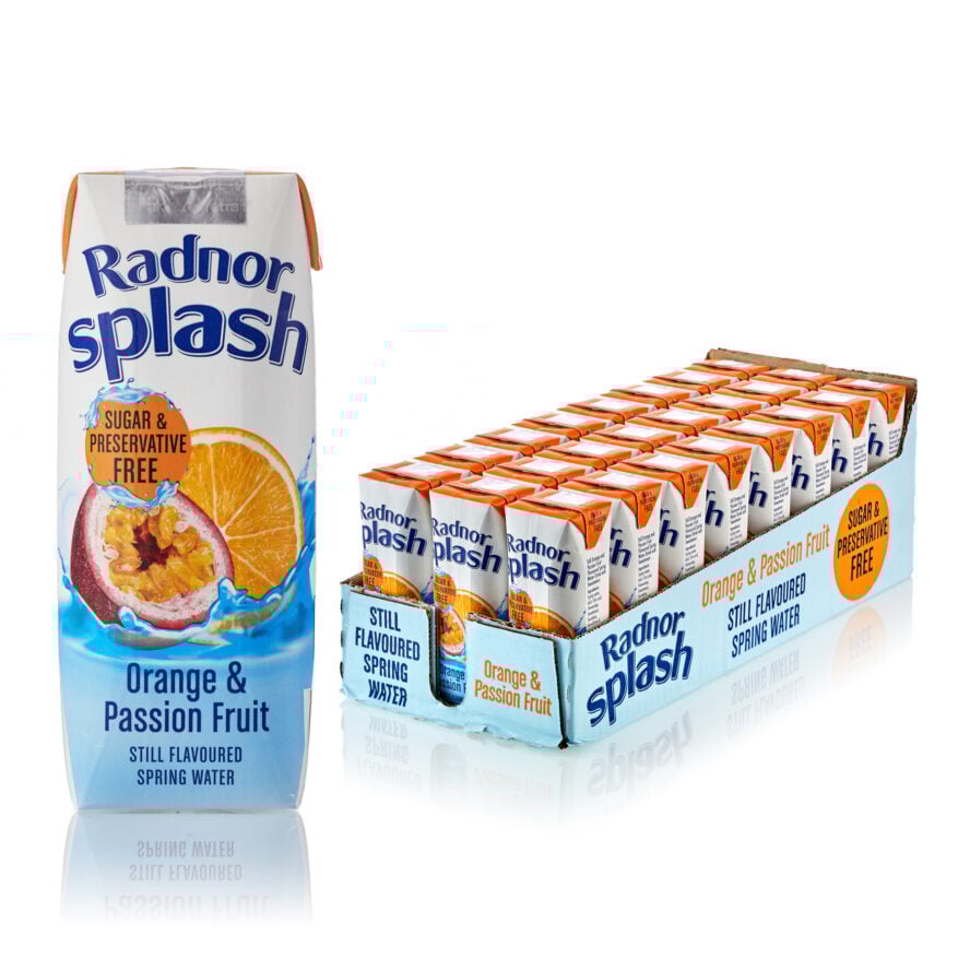 Radnor Splash Still Orange and Passionfruit - Buy Online from Radnor Hills