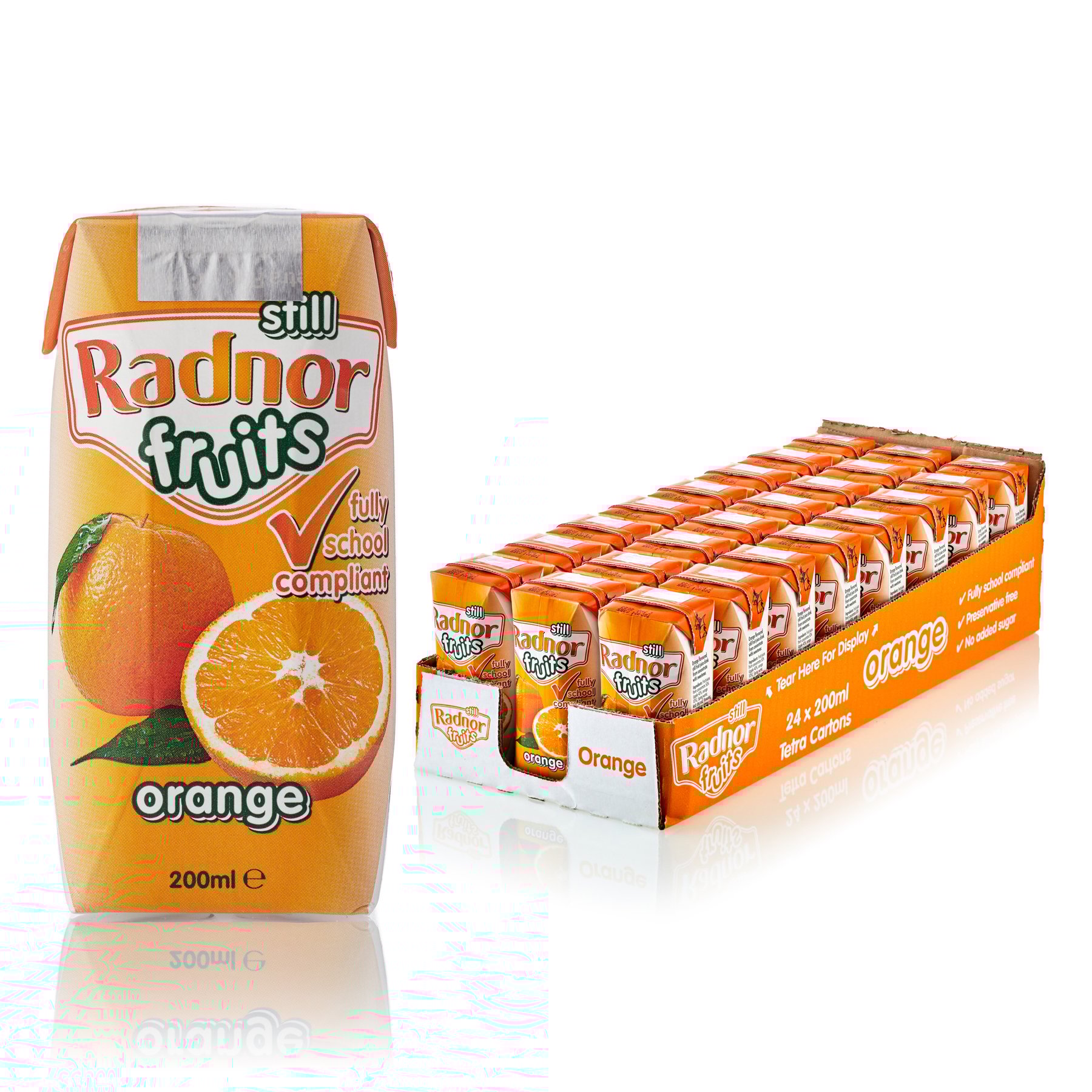 Radnor Fruits Still (Tetra) Orange - Buy Online from Radnor Hills