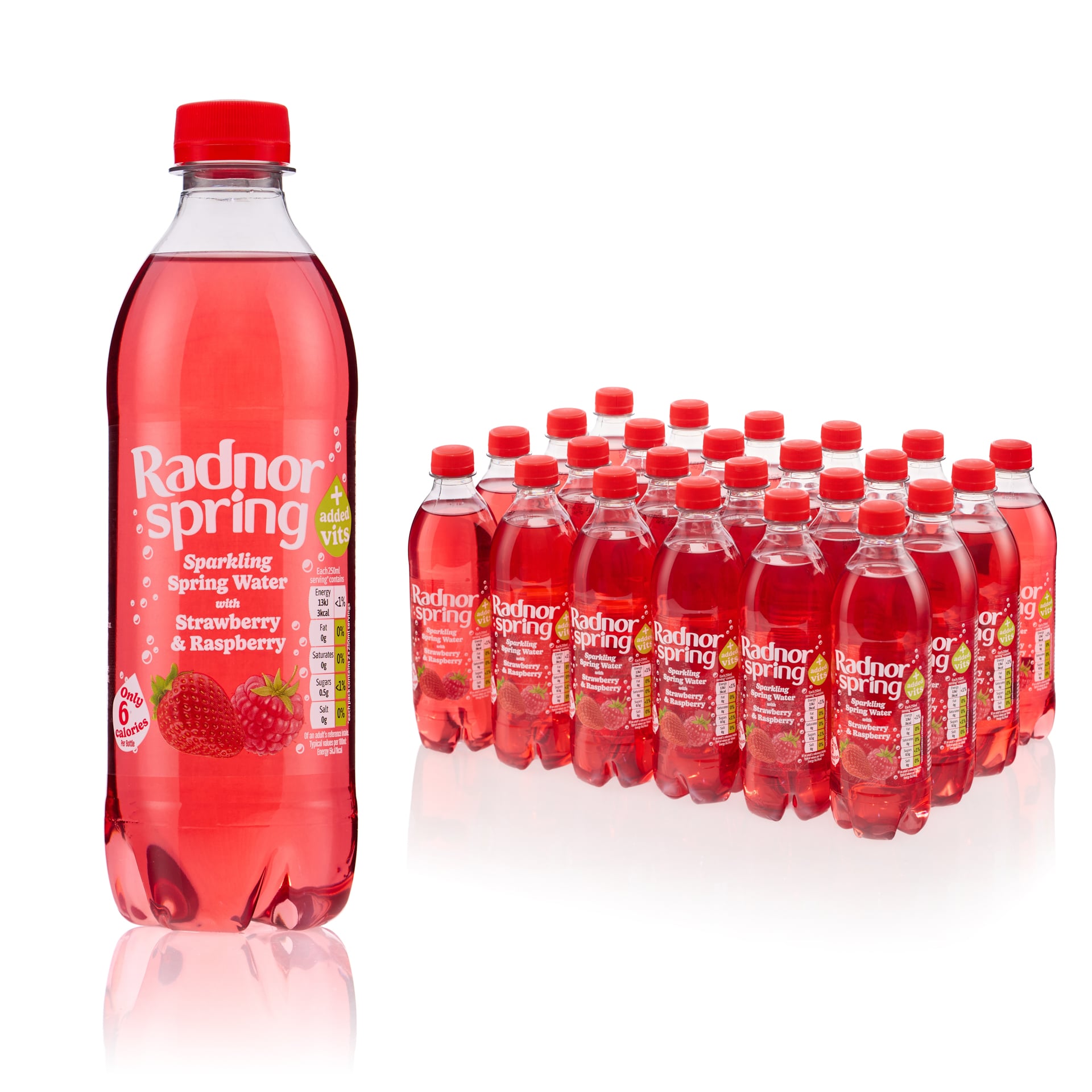 Radnor Spring Strawberry and Raspberry Sparkling Spring Water - Buy ...